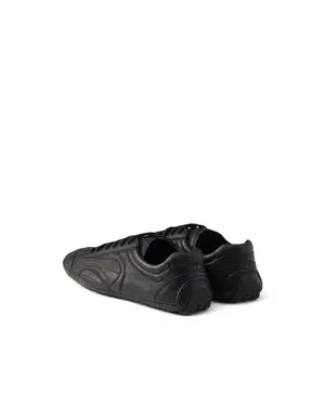 Prada Montecarlo Re-edition 2005 Nappa Leather Sneakers - Black