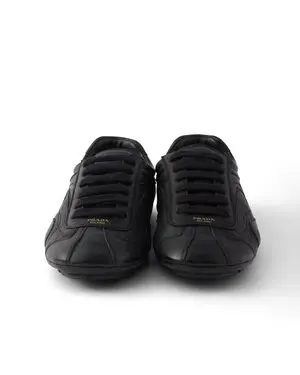 Prada Montecarlo Re-edition 2005 Nappa Leather Sneakers - Black