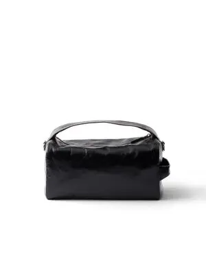 Prada Leather Shoulder Bag - Black