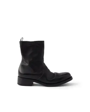 Prada Leather Zipper Boots