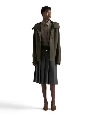 Prada Technical Fabric Hooded Jacket