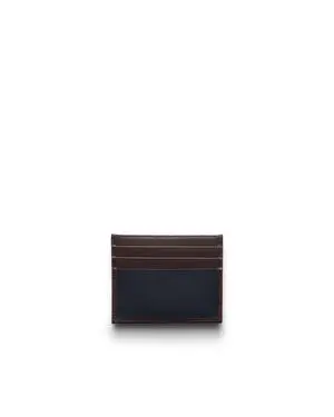 Prada Speedrock Re-nylon And Leather Card Holder - Navy
