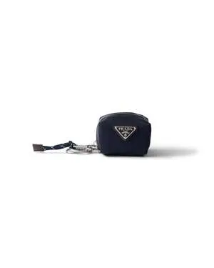 Prada Speedrock Re-nylon Keychain Charm - Navy