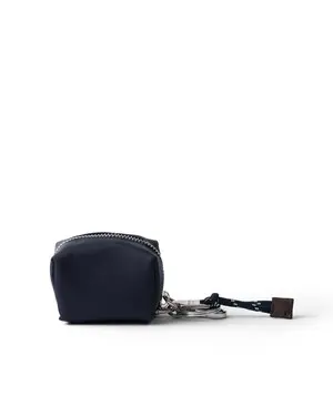 Prada Speedrock Re-nylon Keychain Charm - Navy