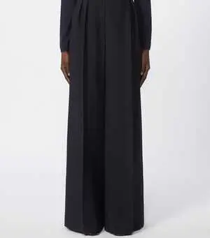 Max Mara Wool-blend Wide-leg Trousers