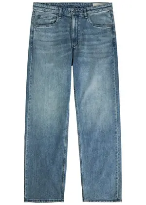Rag & Bone Fit 4 Straight-leg Jeans - Mid Blu
