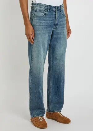 Rag & Bone Fit 4 Straight-leg Jeans - Mid Blu