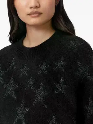 ALLSAINTS Cosmo Star-detail Knit Sweater