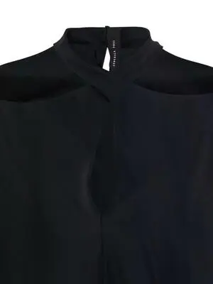 Federica Tosi Criss-cross Neck Blouse - Black