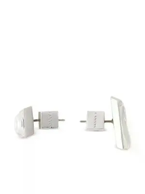 LANVIN Rectangle Stud Earrings