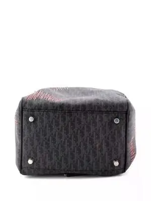 Dior Sling Stitched Darklight Coated Canvas Backpack