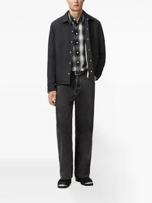ALLSAINTS Longhaul Buttoned Shirt Jacket - Black