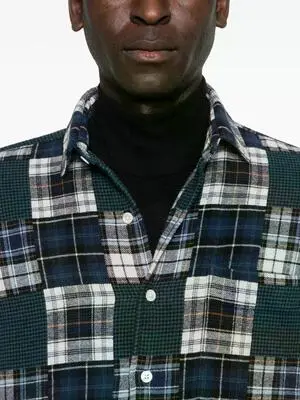 Hartford Patchwork Checked Shirt
