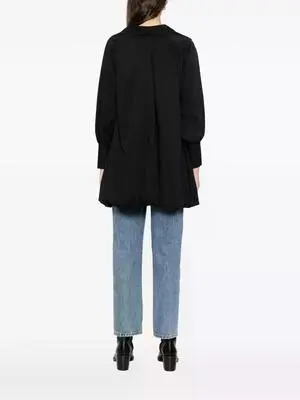 BLAKLACE Long-sleeved Top With Classic Collar