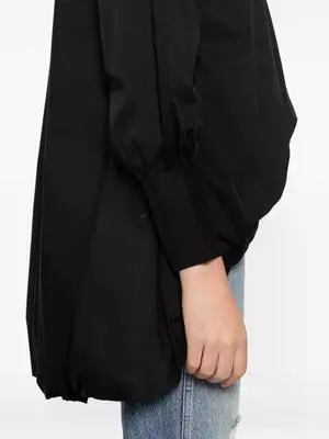 BLAKLACE Long-sleeved Top With Classic Collar