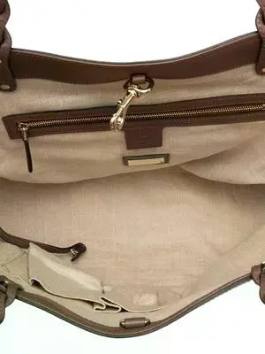 Gucci Canvas Craft Tote Bag