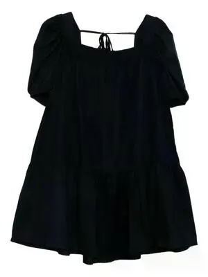 BLAKLACE Gathered Detailing Dress - Black