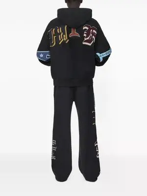 Amiri Logo-appliqué Full-zip Hoodie