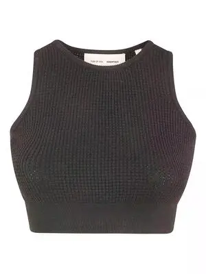 Fear Of God Ribbed Knit Sleeveless Top - Black