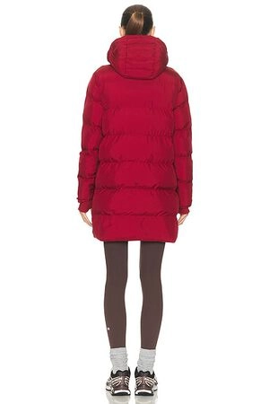 Beyond Yoga Warm Up Long Puffer Jacket