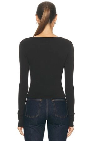 GRLFRND Hook & Eye Long Sleeve Top
