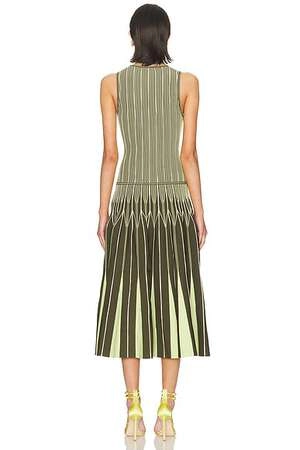 Simkhai Oaklen Midi Dress - Pine Multi