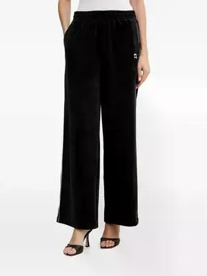 Karl Lagerfeld Stripe Detail Trousers - Black