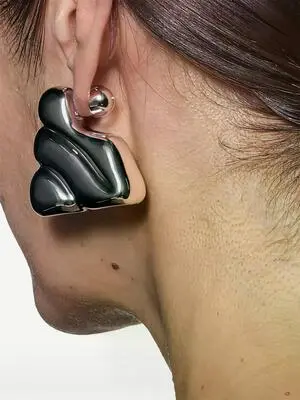 MARIA BLACK Sculptural Earring - Silver