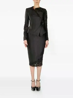ARAFTU Panelled Suit With Cut-out Design - Black