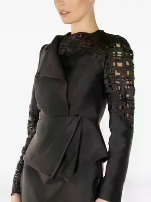 ARAFTU Panelled Suit With Cut-out Design - Black