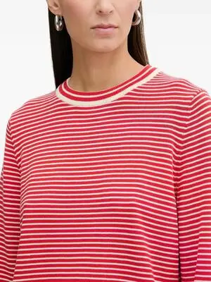 Marc O'polo Striped Crew Neck Long Sleeve Sweater