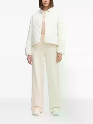 Guess Rhinestone Embellished Wide Leg Track Pants