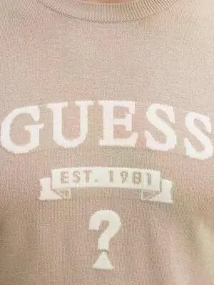 Guess Logo Knit Sweater - Neutrals