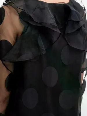 Stine Goya Ruffled Polka-dot Blouse