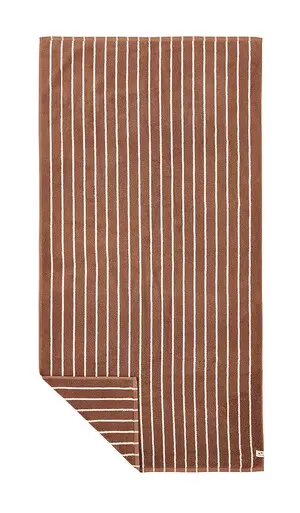 SLOWTIDE Koko Plush Bath Towel - Brown