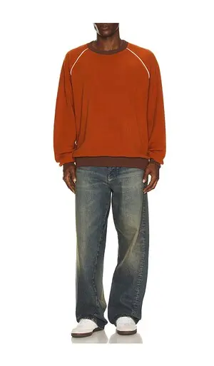 RHYTHM Pipe Polar Crewneck Pullover