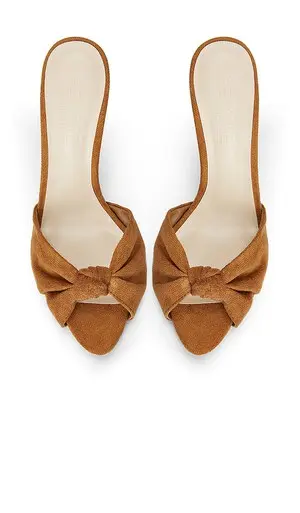 Femme La Janis Mule With Stiletto Heel - Rust