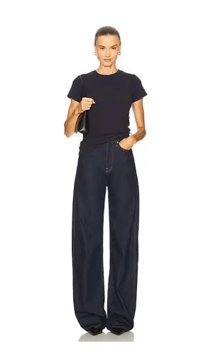 GRLFRND Layered Short Sleeve Tee - Navy