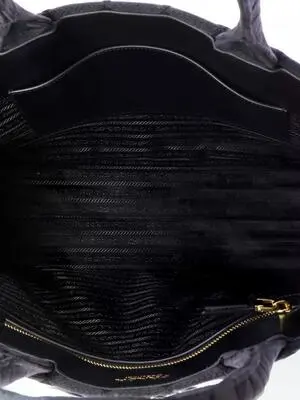 Prada Symbole Shopper Jacquard Large Tote Bag