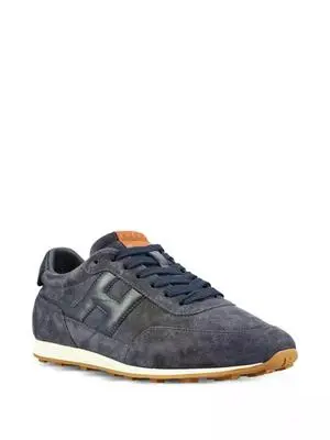 Hogan Logo-patch Sneakers - Blue