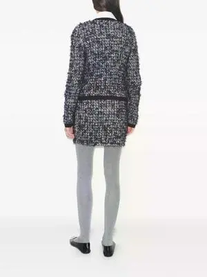 Tory Burch Kendra Tweed Button Cardigan