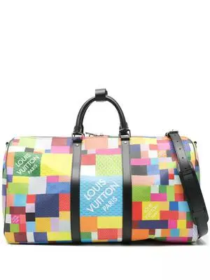 LOUIS VUITTON Keepall Bandoulière 50 Duffle Bag - Yellow