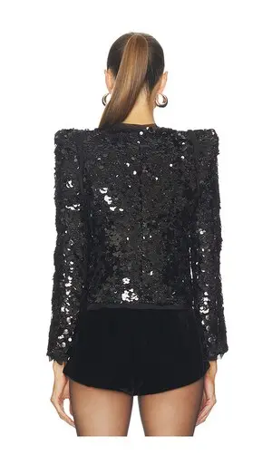 L'Agence Shai Sequin Embellished Jacket