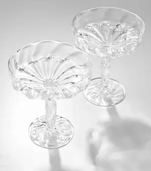 ALEXANDER KIRKEBY Crystal Champagne Coupe