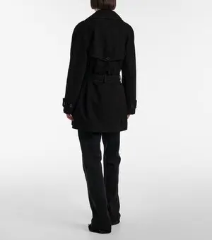 Balenciaga Suede Trench Coat