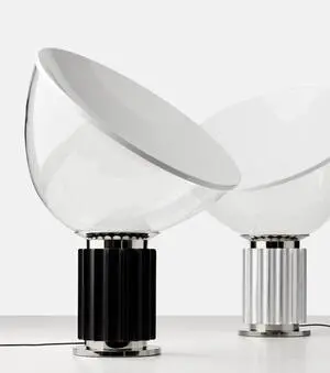 FLOS Taccia Small Table Lamp Achille And Pier Giacomo Castiglioni - Black