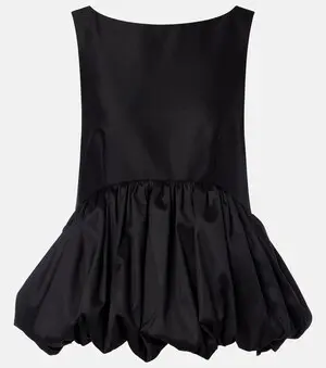 RÓHE Peplum Wool And Silk Top