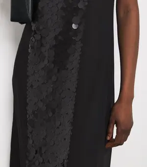 JOSEPH Chiffon Boulle 2-piece Midi Dress