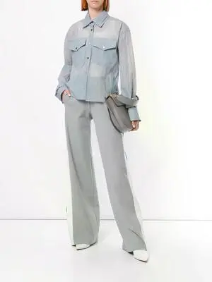 BEN TAVERNITI UNRAVEL PROJECT Wide Leg Track Pants