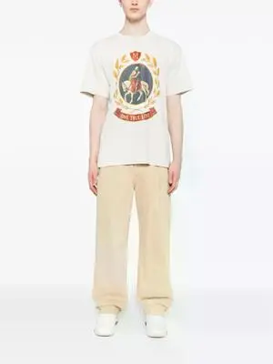 MELT Cotton Printed T-shirt - Neutrals